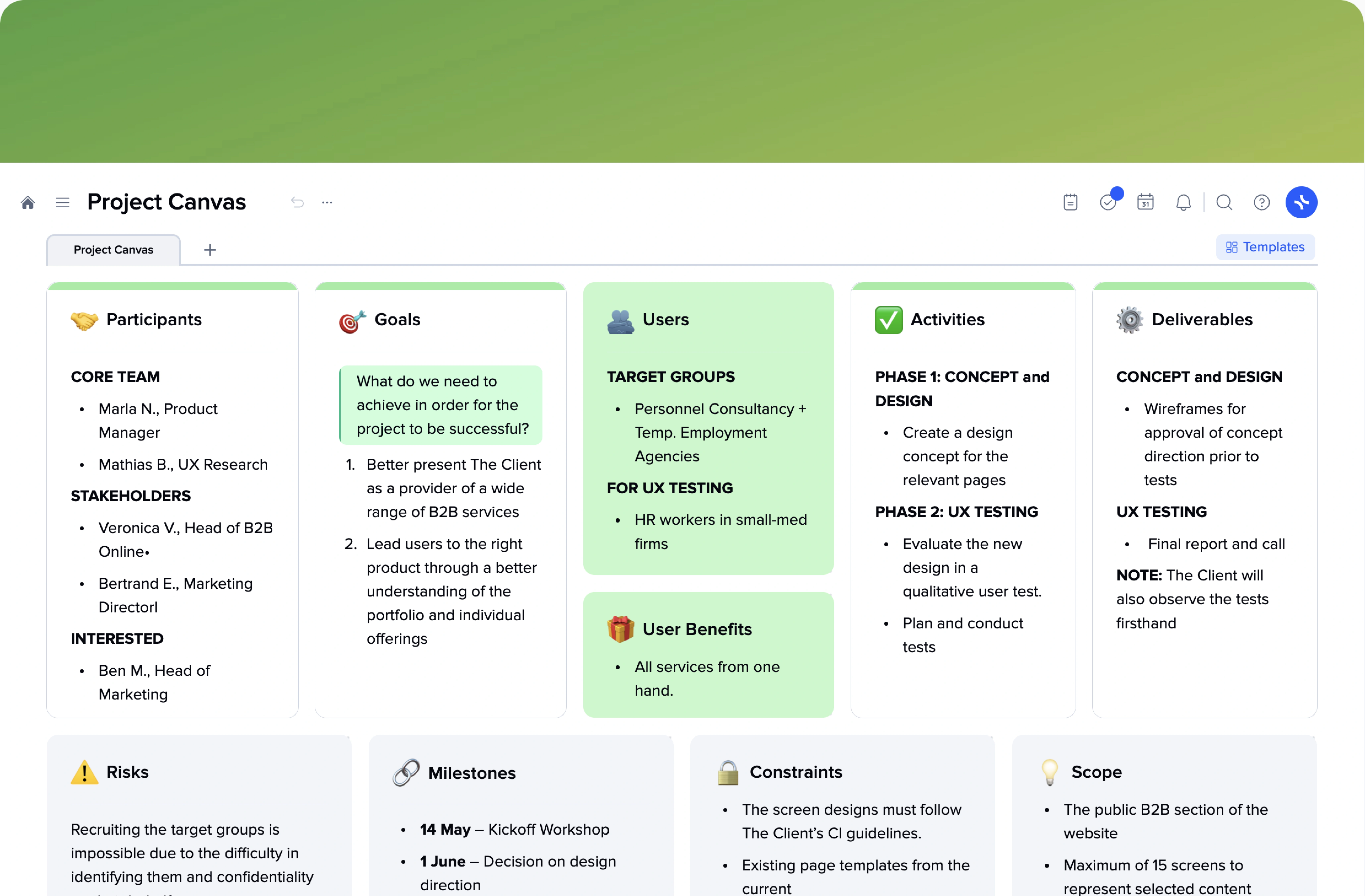 Free Project Canvas: Unleash Your Creativity and Master Project Management 📊🖌️